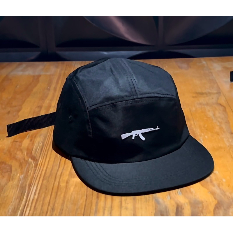 BONÉ FIVE PANEL AK PRETO ORIGINAL | Shopee Brasil