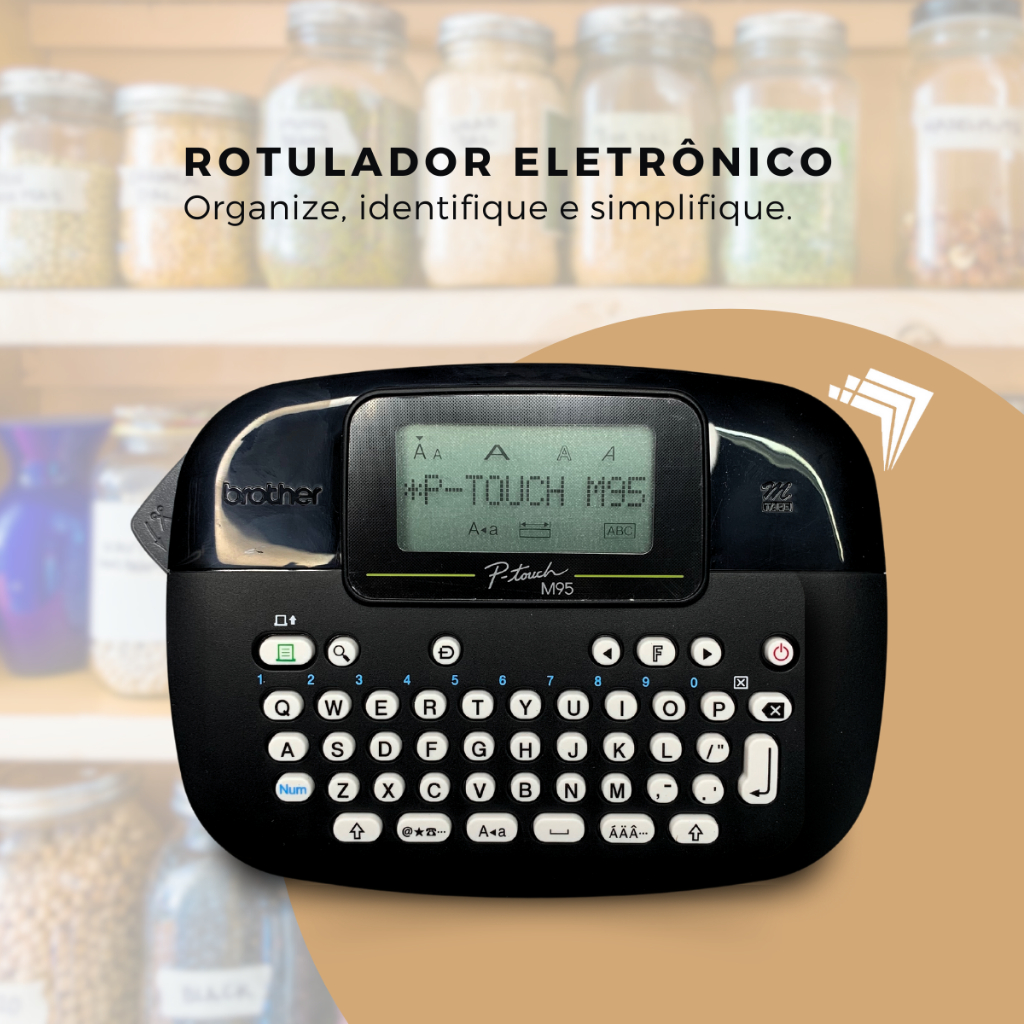 Rotulador Eletrônico Portátil Brother Mini Impressora Portátil PT-M95 ...