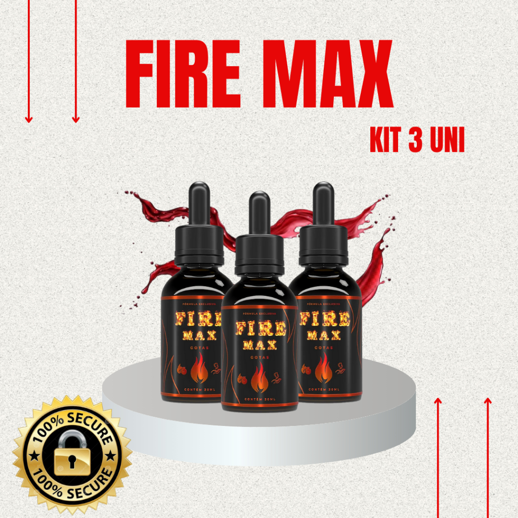 3 Frascos Fire Max Potente Original Mega Oferta | Shopee Brasil