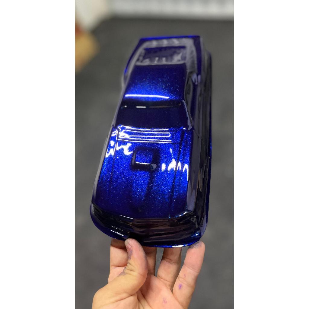 Tinta automotiva base poliester azul moonlight perolizado exclusiva ...