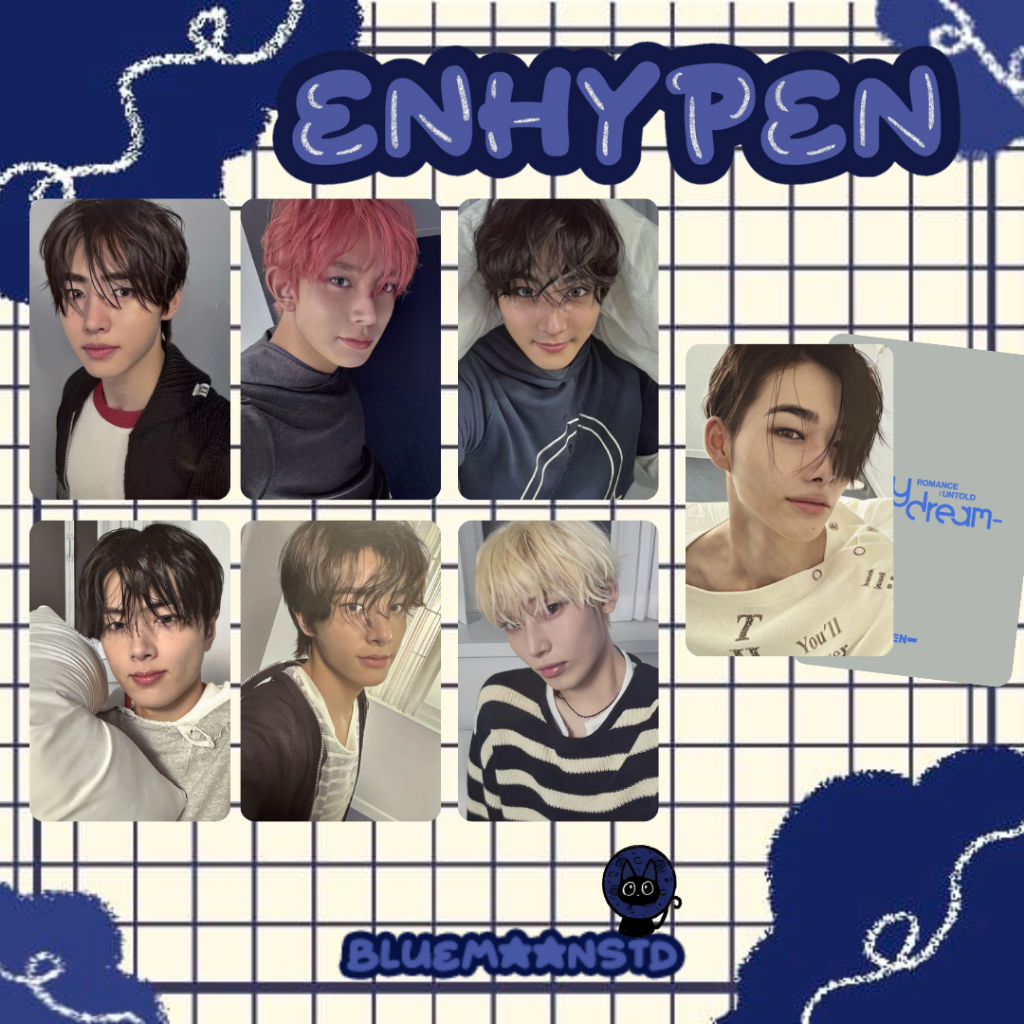 ENHYPEN PHOTOCARDS FANMADE ROMANCE: UNTOLD DAYDREAM | Shopee Brasil