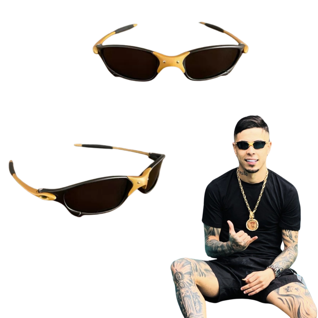Oculos De Sol Juliet X Metal Lupa 24k Carbon Armação de Ferro Mc Tutto ...