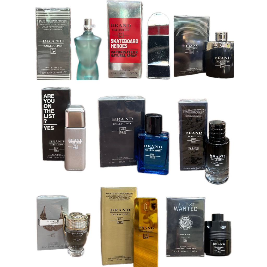 Perfume Brand Collection - série - Masculinos - 25ml Envia rápido ...