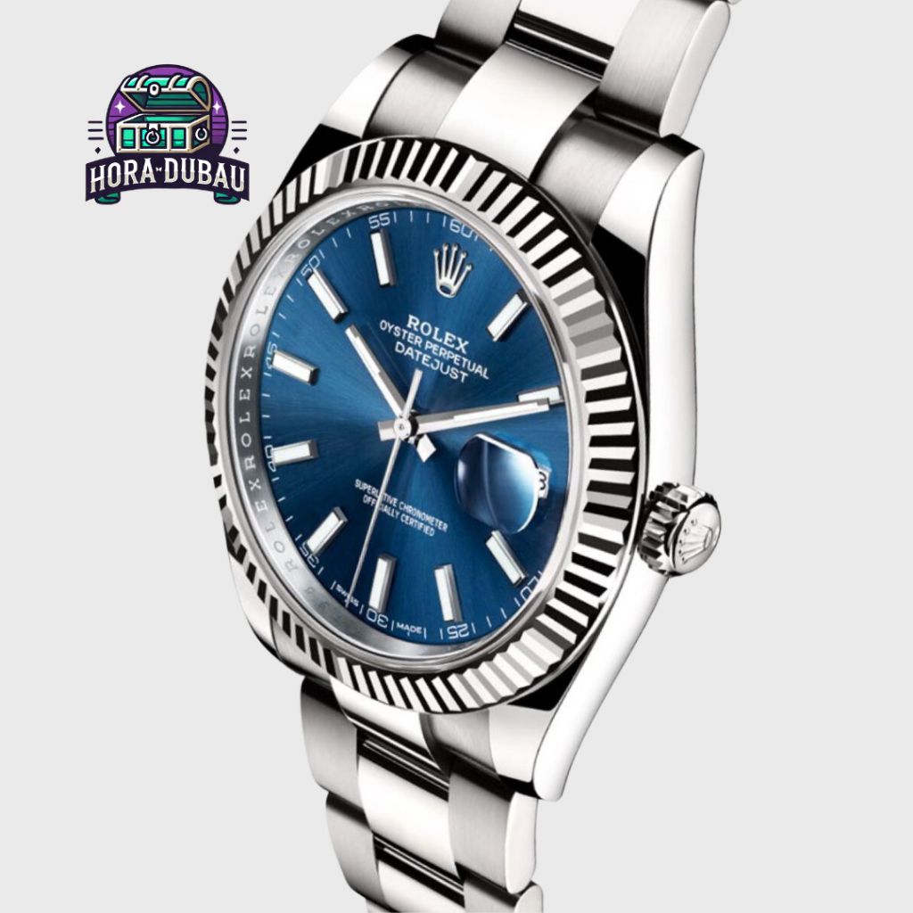Rolex DateJust Azul Royal em Aço Inoxidável + CAIXA (ENVIO IMEDIATO ...