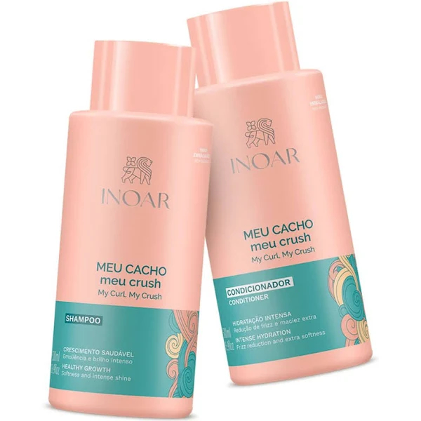 KIT INOAR MEU CACHO MEU CRUSH= SH 500ML + COND 500ML | Shopee Brasil