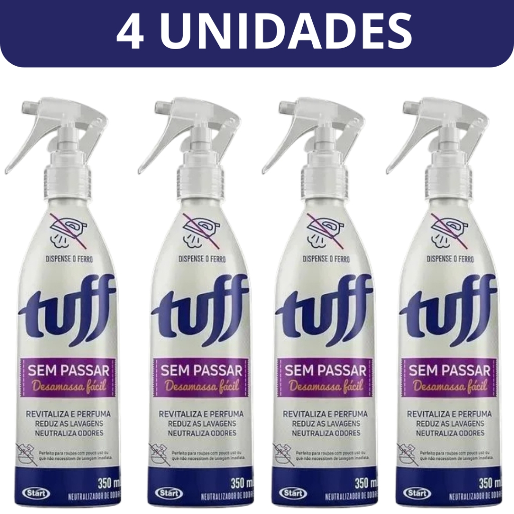 Kit 4 START Neutralizador Tuff Sem Passar Desamassa Fácil 350ml ...