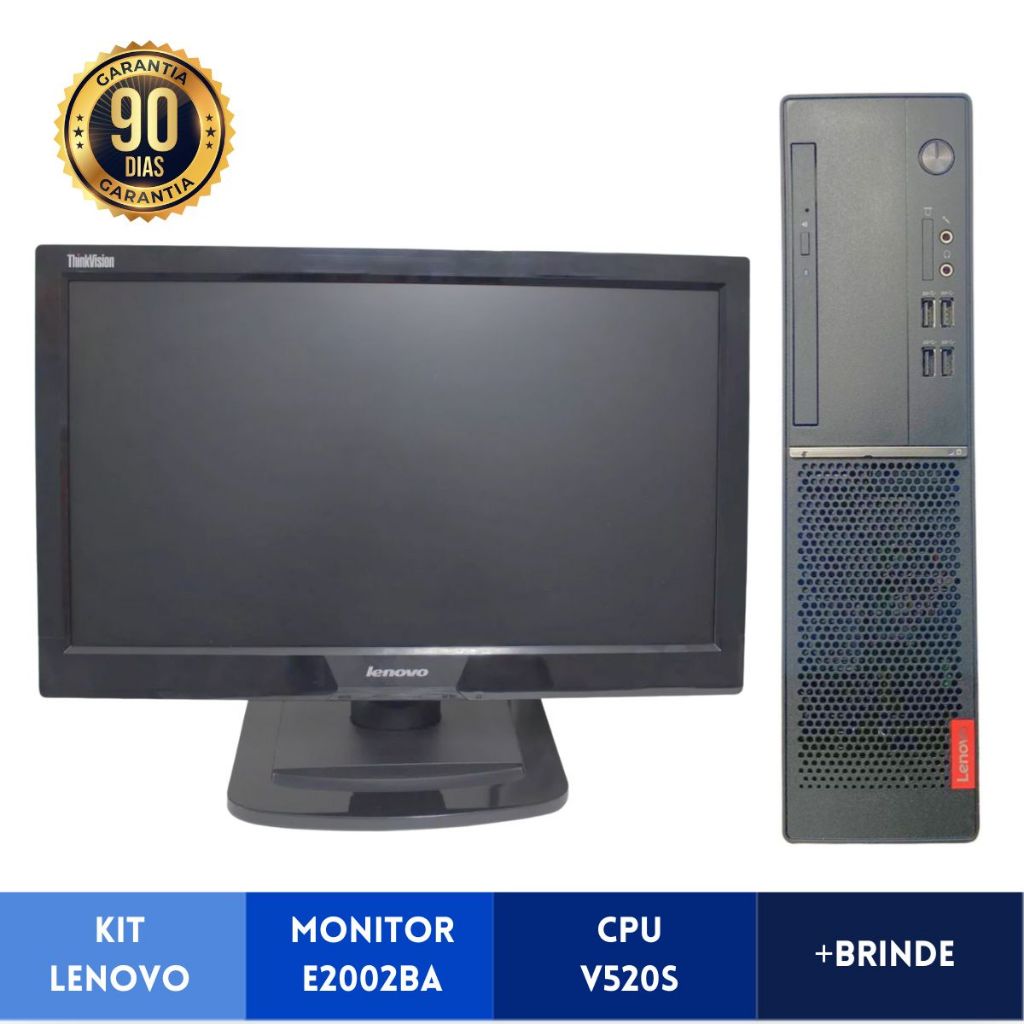 Kit Lenovo: CPU Lenovo V520S Intel Core I5 7ª Gen 4GB DDR4 HD 500GB ...