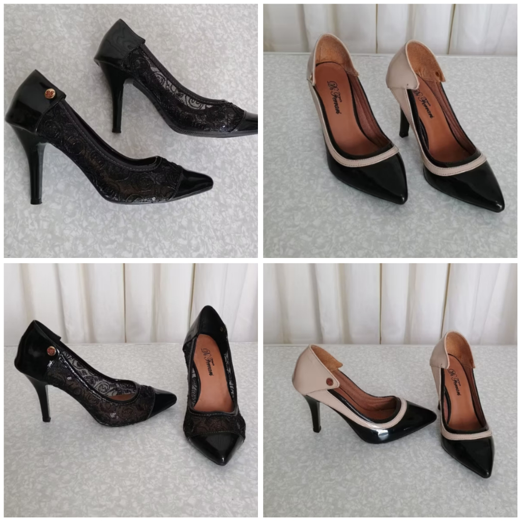 Sapato Scarpin Feminino 33 Bazar Brechó Usado | Shopee Brasil