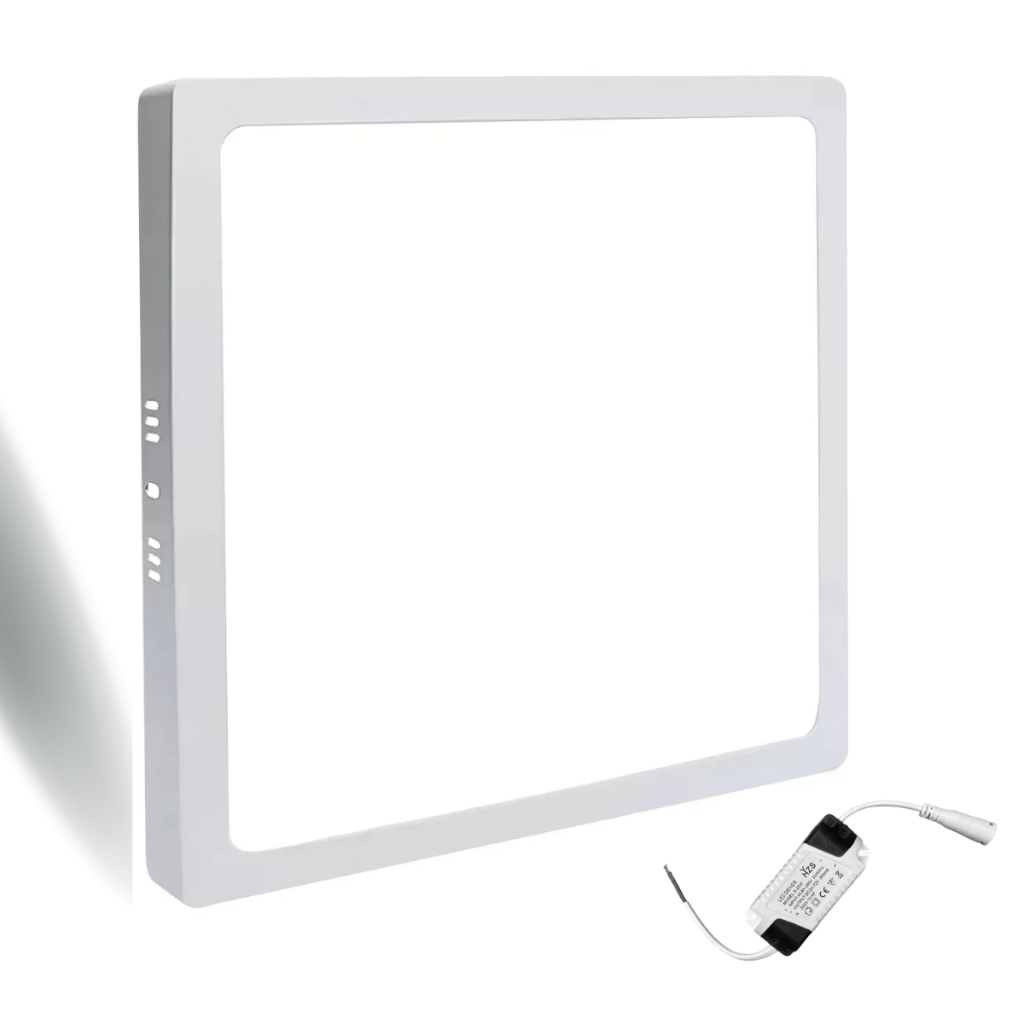 Painel Plafon Led 18w Sobrepor Quadrado 6500k Branco Frio Teto/Laje | Shopee Brasil