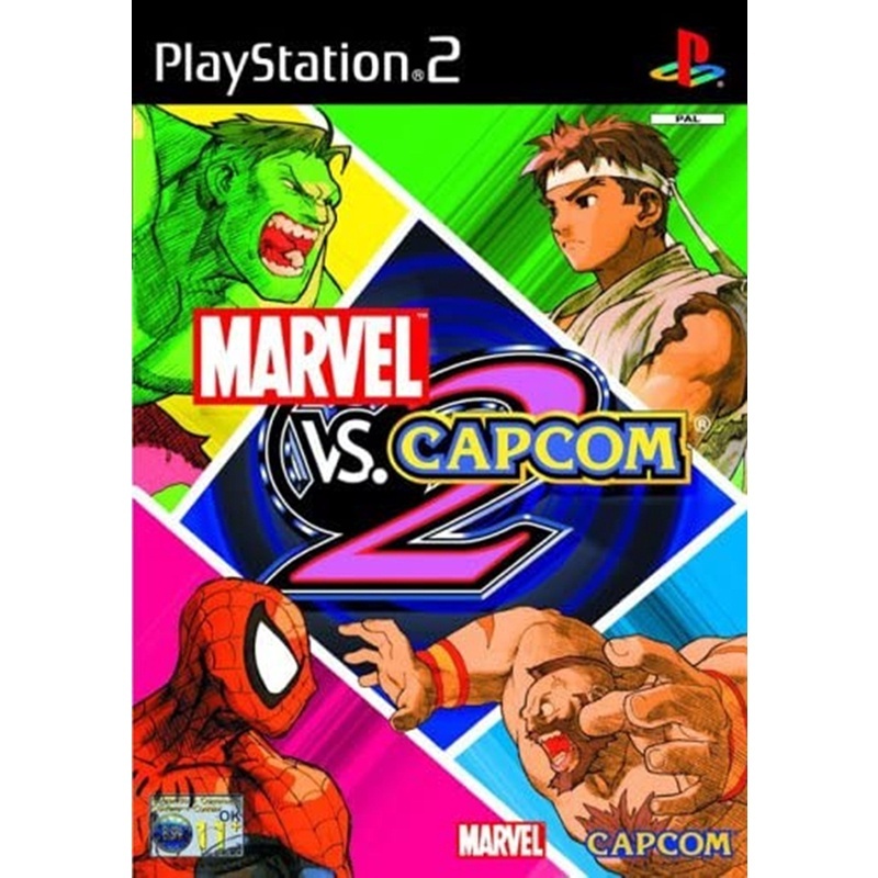 Jogo PS2 MARVEL VS CAPCOM 2: NEW AGE OF HEROES Mídia Física + Capa Impressa || Frete Rápido ...