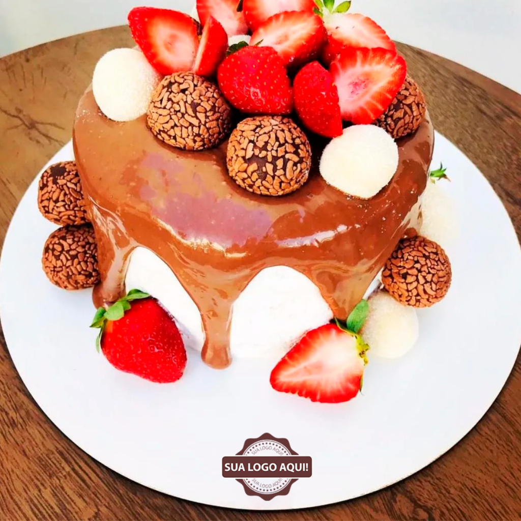 Kit Cake board com 20 unidades para Bolo MDF 18cm Tabuleiro para Bolo ...