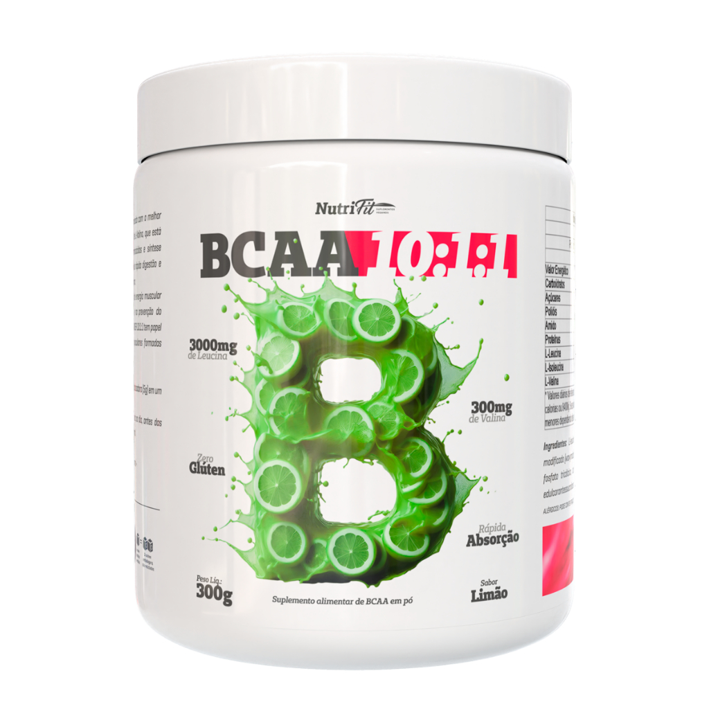 BCAA 10:1:1 Pote 300g Nutrifit - Rende 60 dosest | Shopee Brasil