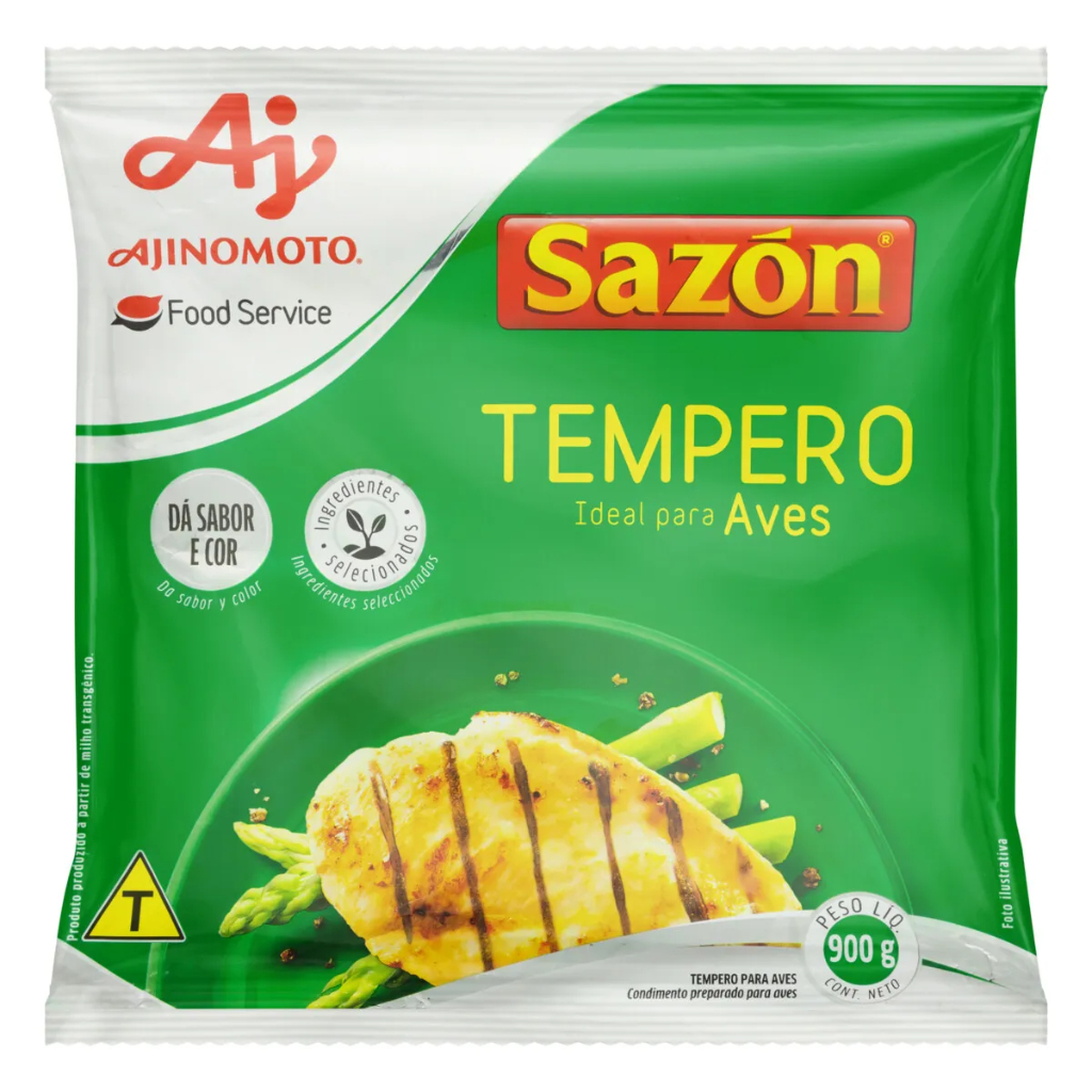Tempero Sazón Profissional Verde Ideal Para Aves 900g - Ajinomoto Food ...