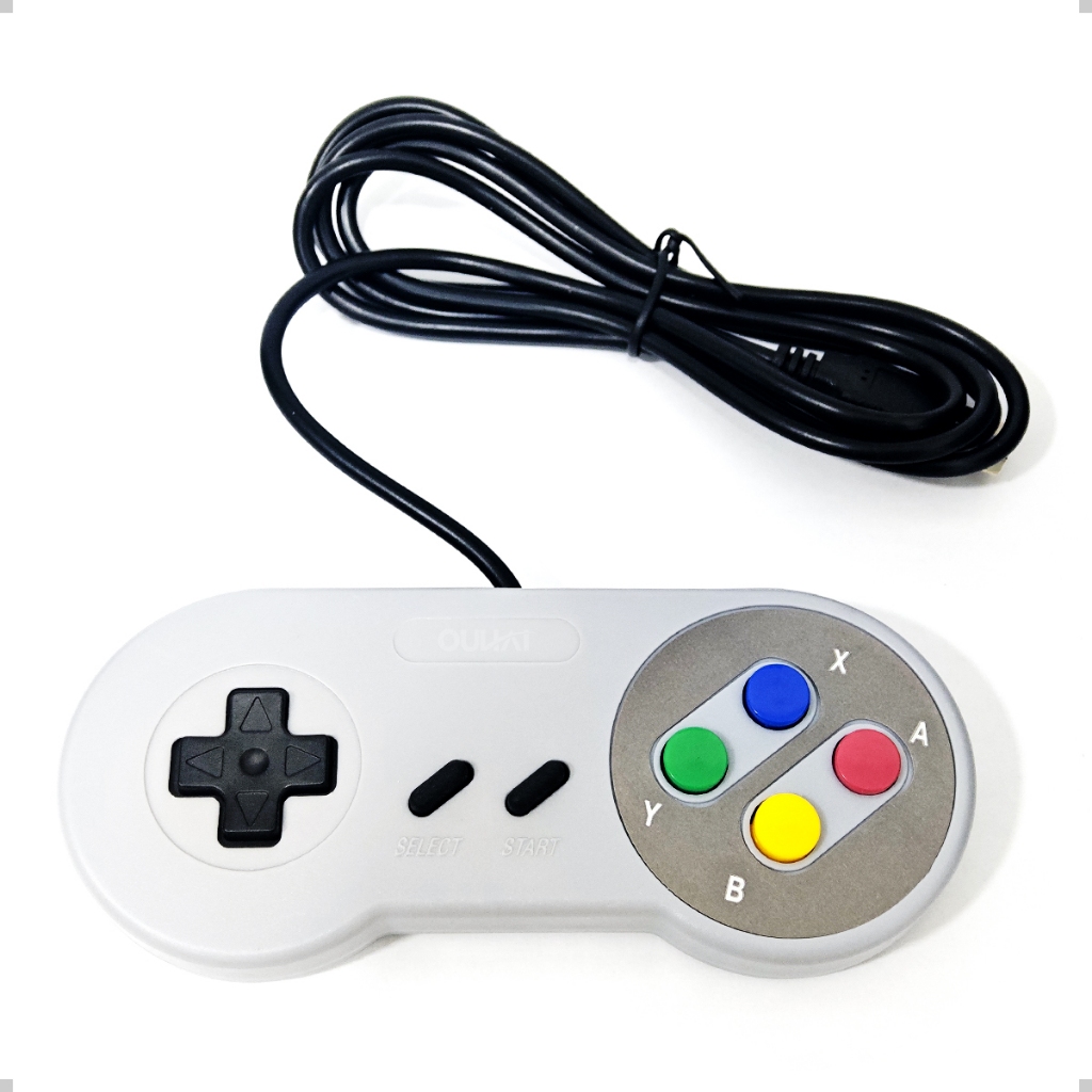 Controle Usb Joystick Super Nintendo Snes Jogos Emulador Pc Mac ...