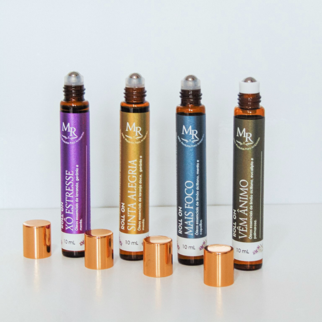 [NOVO VISUAL] Conjunto de óleos essenciais - aromaterapia - Blends de relaxante, foco, alegria e ...