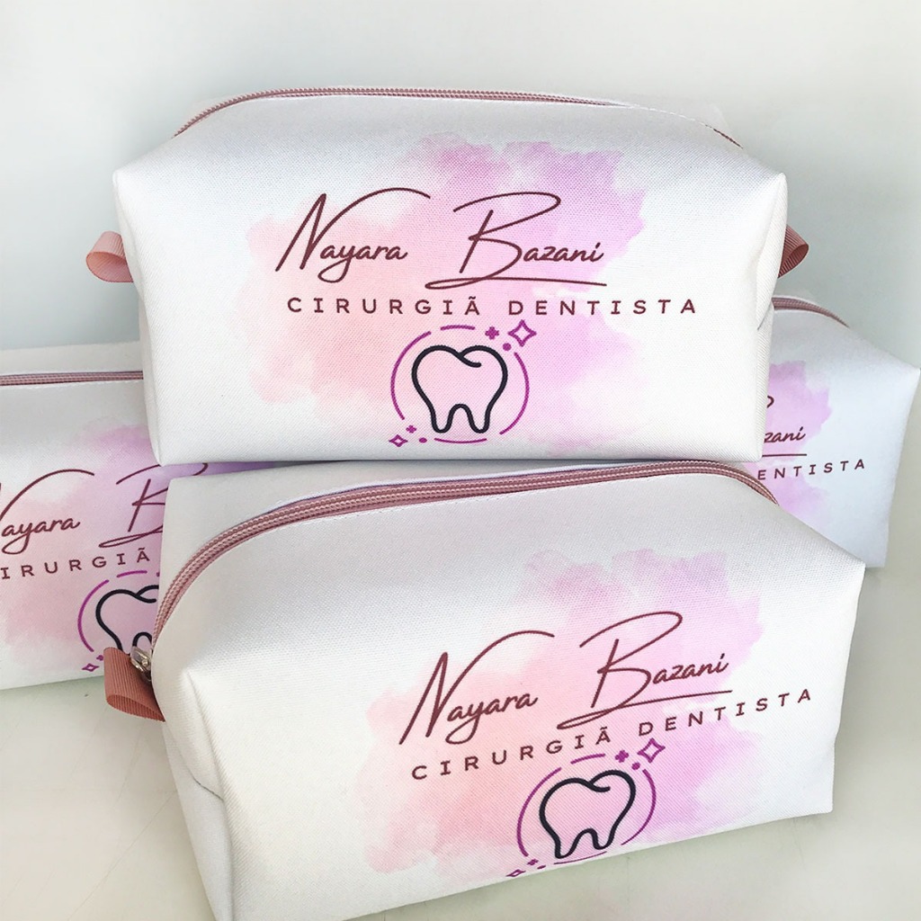 11 Necessaire Personalizada box G lembrancinha brinde com logo ou nome ...