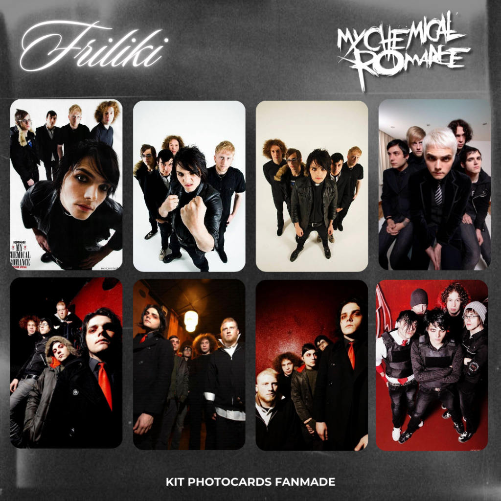 KIT PHOTOCARDS MY CHEMICAL ROMANCE MCR FANMADE | Shopee Brasil