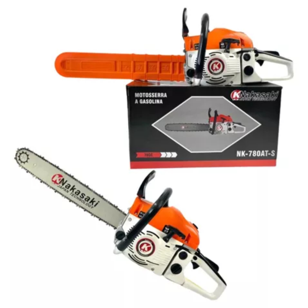 Motoserra Gasolina 78cc 20 Pol Sabre 52cm Motosserra NK7800-PRO Moto Serra Nakasaki Original ...