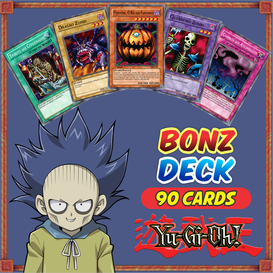 Bonz Deck Anime (90 Cards) Yugioh | Shopee Brasil