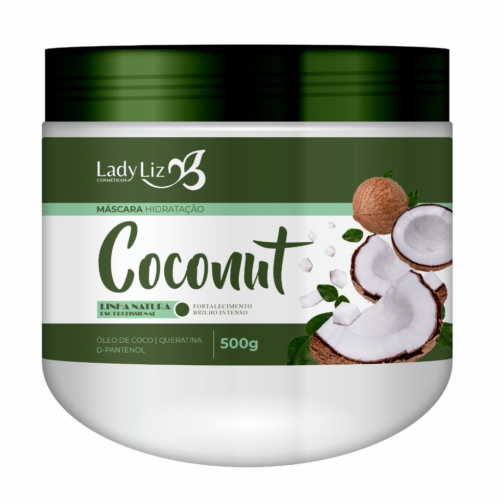 Máscara de Hidratação Coconut Lady Liz 500g | Shopee Brasil