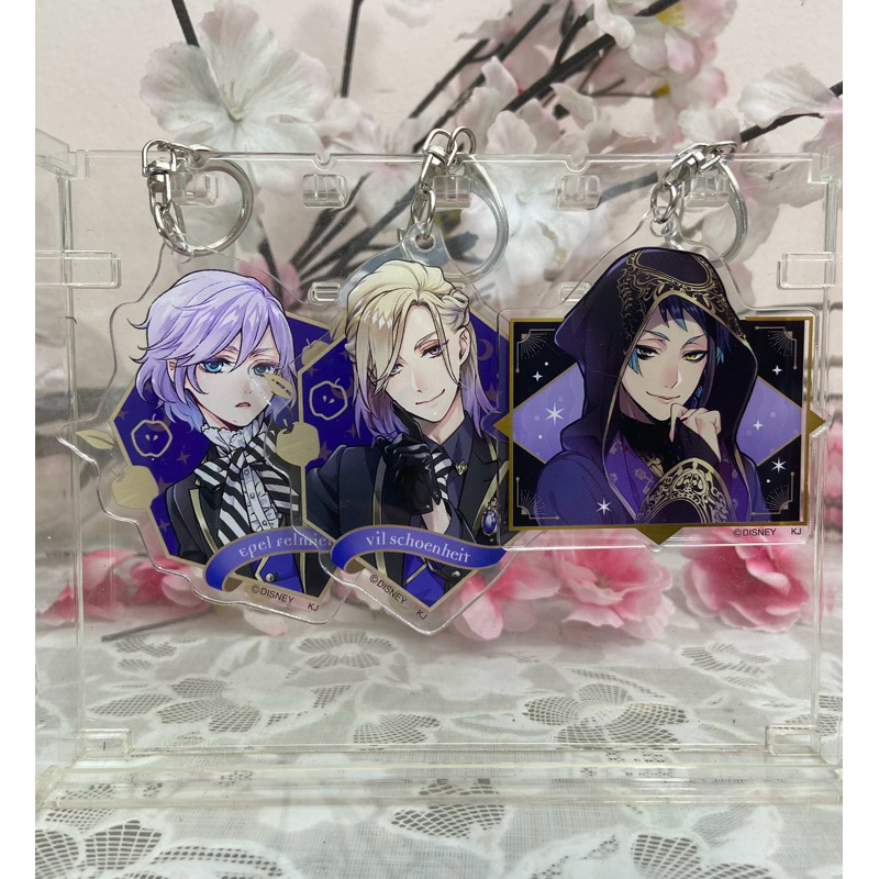 Disney Twisted Wonderland Epel Felmier Sebek Zigvolt chaveiro acrilico ...