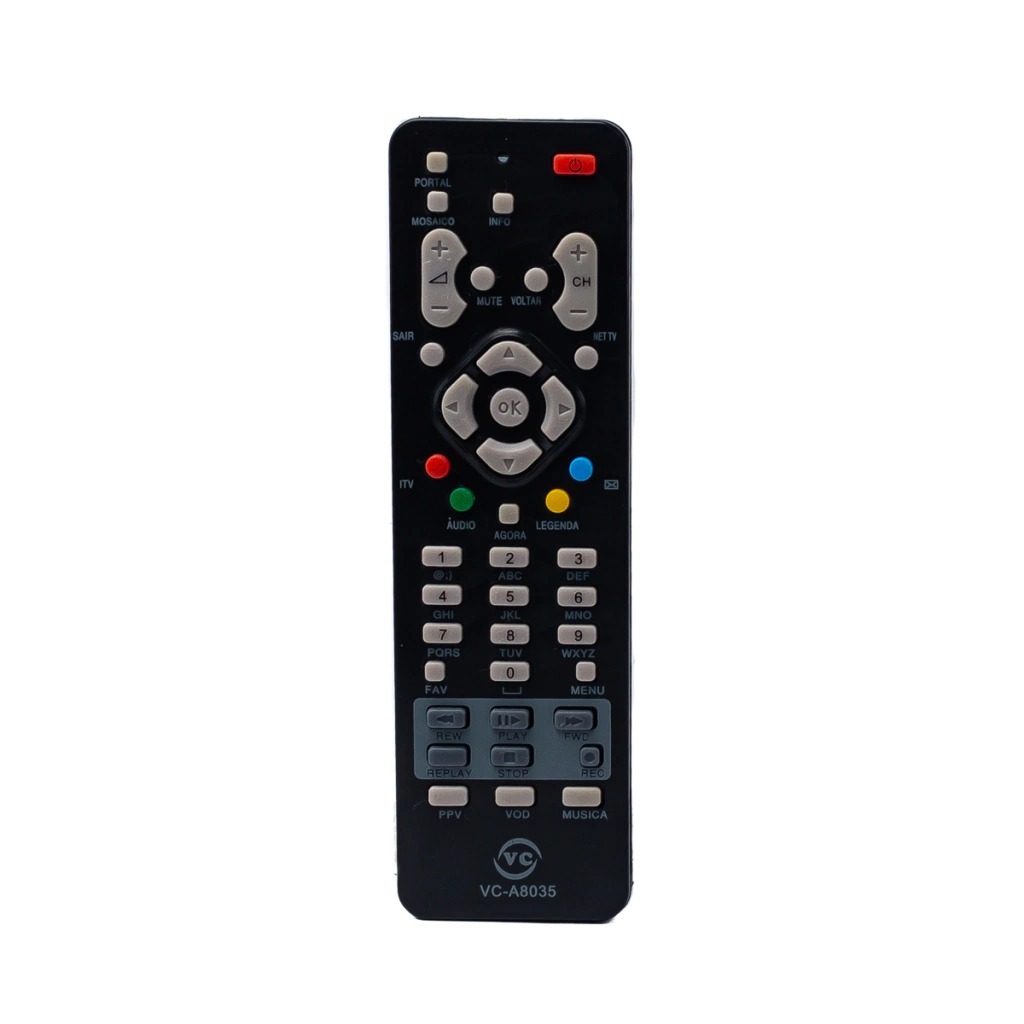 Controle Remoto Compatível Receptor Net Digital Hd VC-A8035 | Shopee Brasil