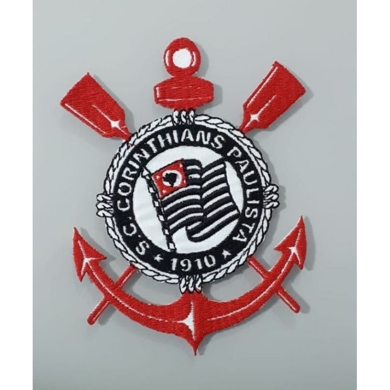 corinthians- escudo bordado - termocolante - patch | Shopee Brasil