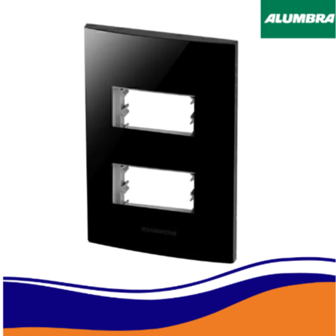 Placa Alumbra 4 X 2 Inova Pro Class Black Piano p/2 Modulos | Shopee Brasil