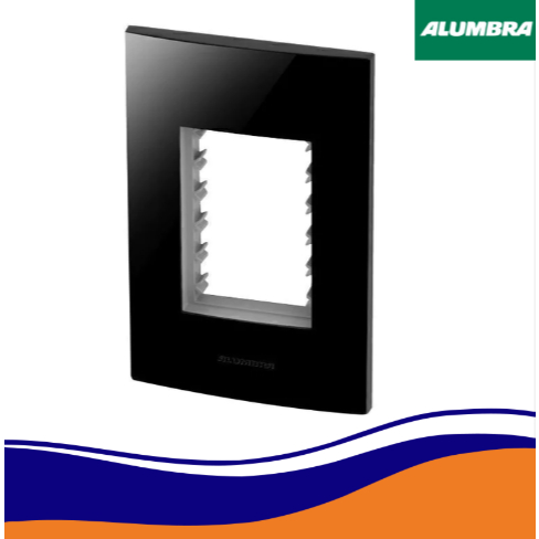 Placa Alumbra 4 X 2 Inova Pro Class Black Piano p/ 3 Modulos | Shopee ...