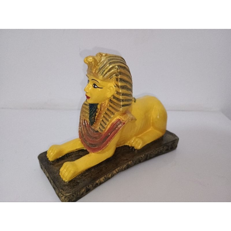 Estátua Egípcio esfinger decoração. Egito Faraó. | Shopee Brasil