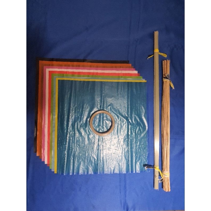 Kit 200 unidades 35x35 Pipa Raia Peixinho flechinha colorido Fibra ...