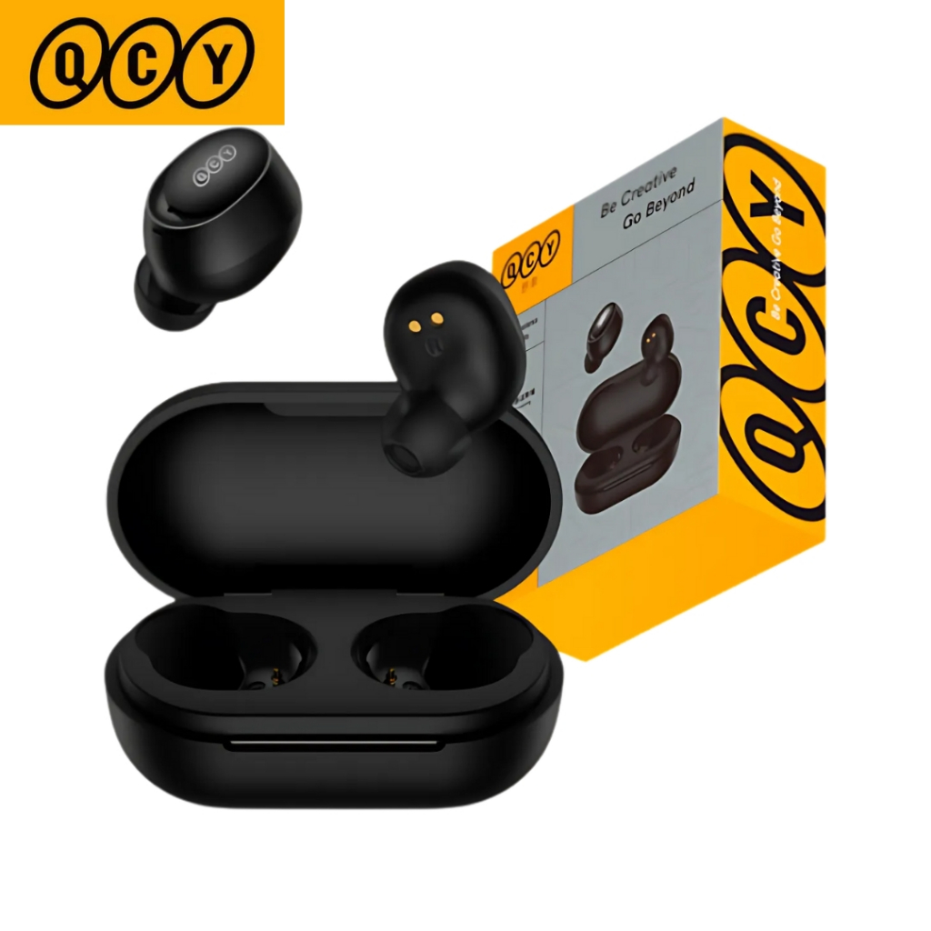 Fone de ouvido Bluetooth QCY T27 ArcBuds Lite ENC Preto | Shopee Brasil
