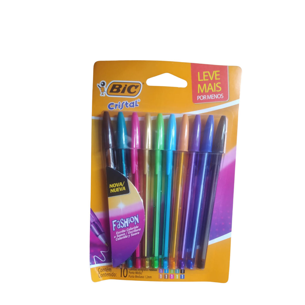 Kit 10 Canetas Coloridas Bic | Shopee Brasil