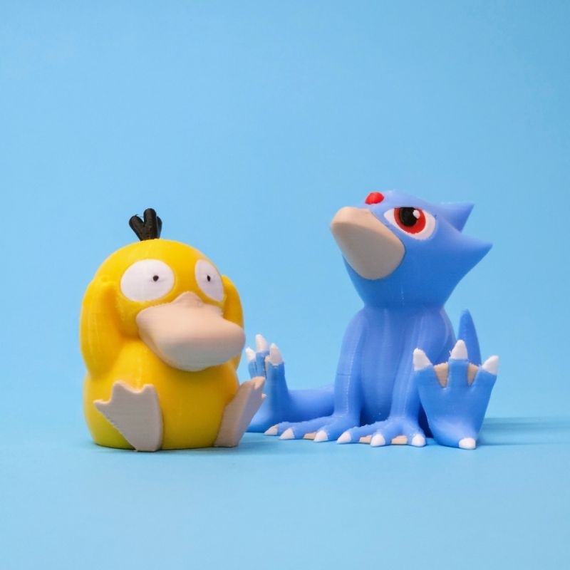 Psyduck Golduck Pokémon 3D Boneco Miniatura Action Figure Impressão ...