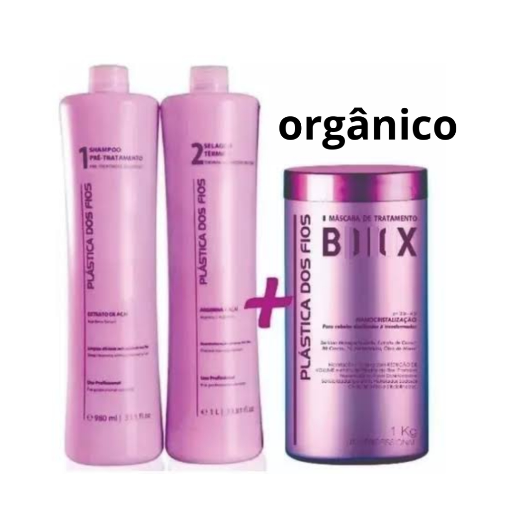 Progressiva Semi Definitiva Orgânica Original Sem Formol + B-TOX ...