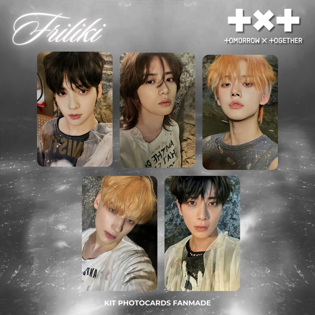 KIT PHOTOCARDS TXT TOMORROW X TOGETHER: FREEFALL - FANMADE | Shopee Brasil