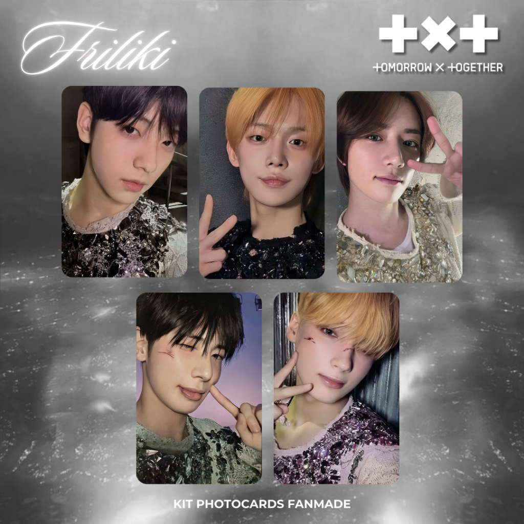 KIT PHOTOCARDS TXT TOMORROW X TOGETHER: FREEFALL - FANMADE | Shopee Brasil