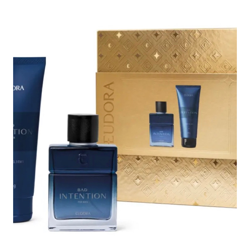 Kit Presente Natal Bad Intention For Man: Desodorante Colônia 100ml ...