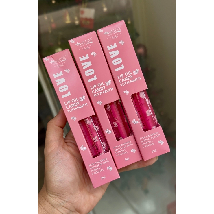 Gloss Lip Oil Candy Tutti Frutti Max Love | Shopee Brasil
