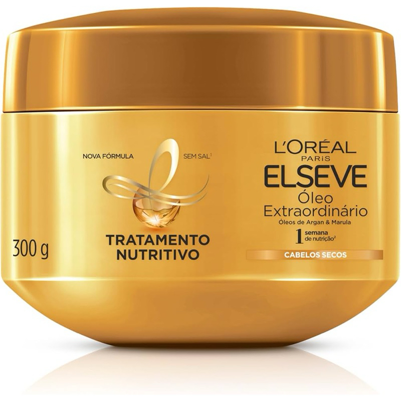 Creme de Tratamento Elseve Óleo Extraordinário 300g | Shopee Brasil