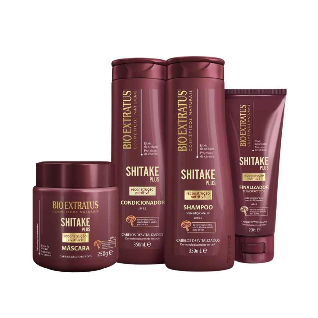 Kit Shitake Bio Extratus Reconstrução Nutritiva com Finalizador ...