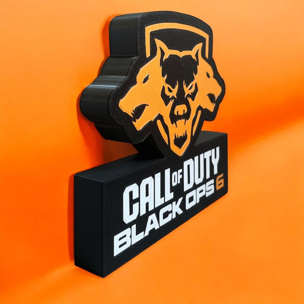 Luminária Call of Duty Black Ops 6 COD Decoração Gamer – Iluminação com ...