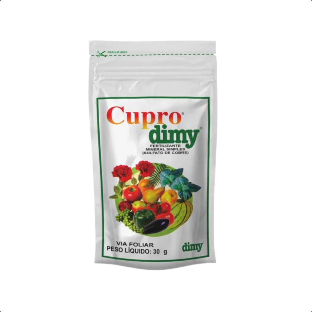 Adubo Fertilizante Natural Dimy Cupro 30G Sulfato De Cobre Crescimento ...