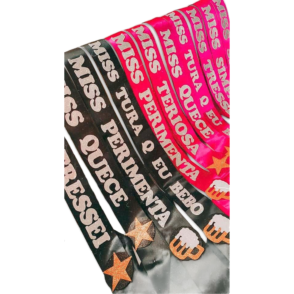 Faixa Personalizada MISS - Faixa de Cetim - Faixa personalizada ...