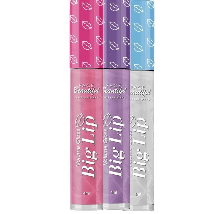 Gloss Volumão Big Lips Facebeautiful Crescimento Labial | Shopee Brasil