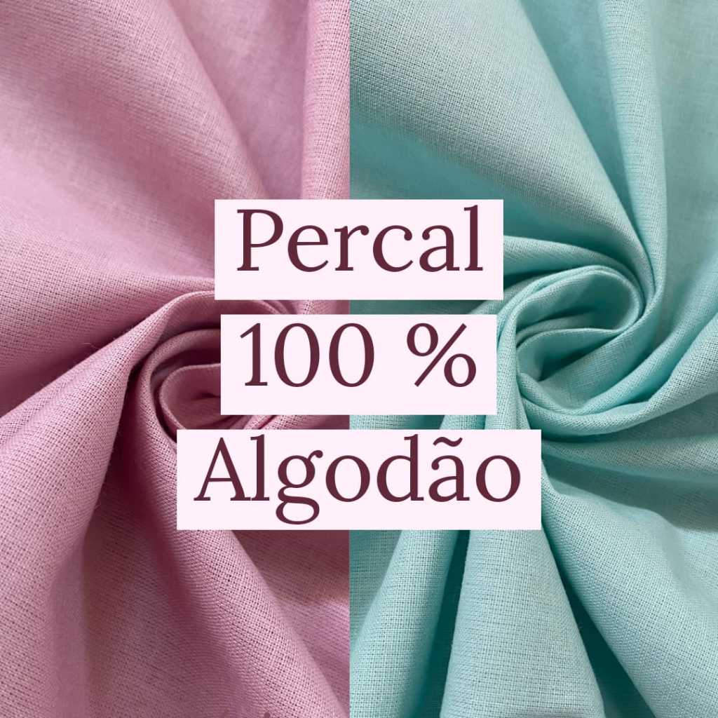 TECIDO PERCAL 100% ALGODÃO (1M X 2,50M) | Shopee Brasil