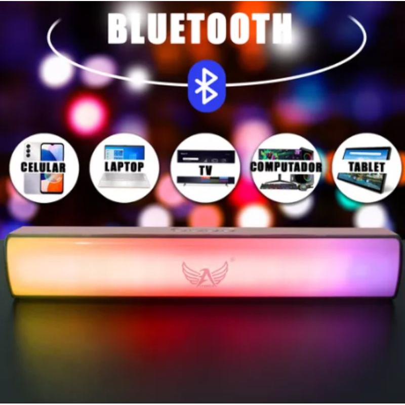 CAIXA DE SOM BLUETOOTH CAIXINHA AMPLIFICADA PORTATIL SPEAKER | Shopee Brasil