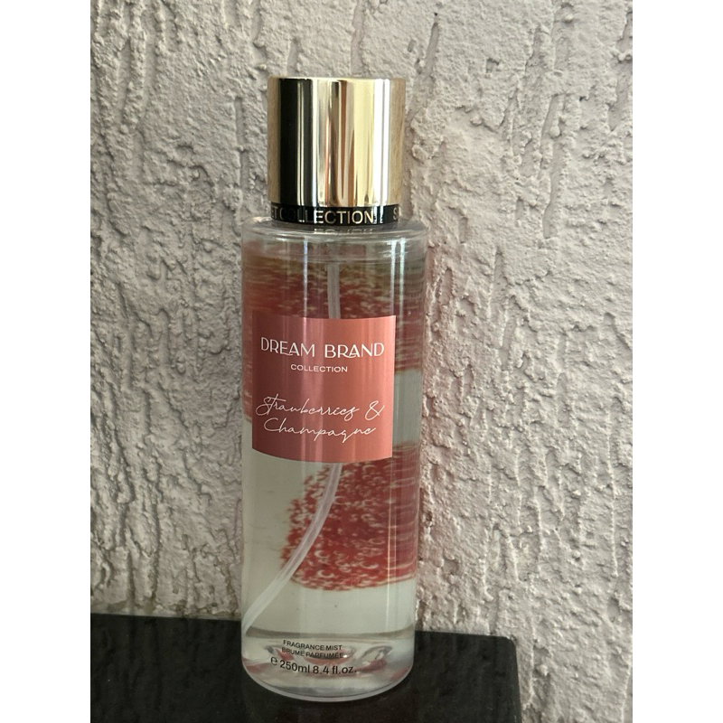 Body Splash Dream Brand STRAWBERRY E CHAMPAGNE | Shopee Brasil