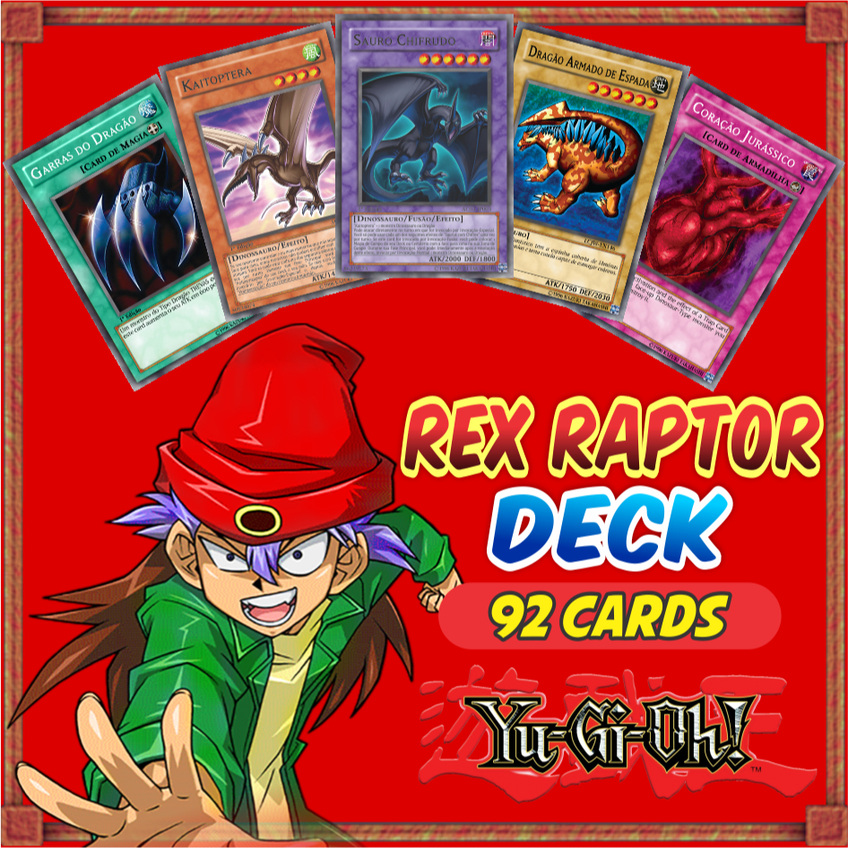 Rex Deck Anime (90 Cartas) com 10 Foils Sortido Yugioh | Shopee Brasil