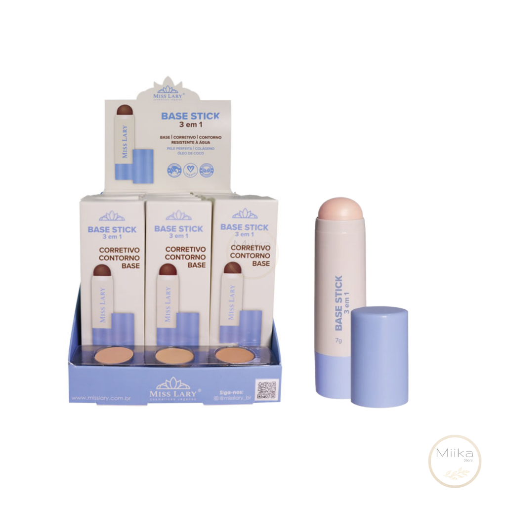 Box - Base Stick - Miss Lary | Shopee Brasil